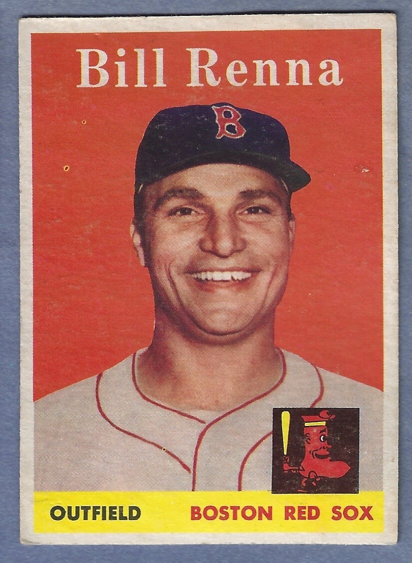 1958 Topps Baseball #473 Bill Renna Card Red Sox Fair-Good | eBay