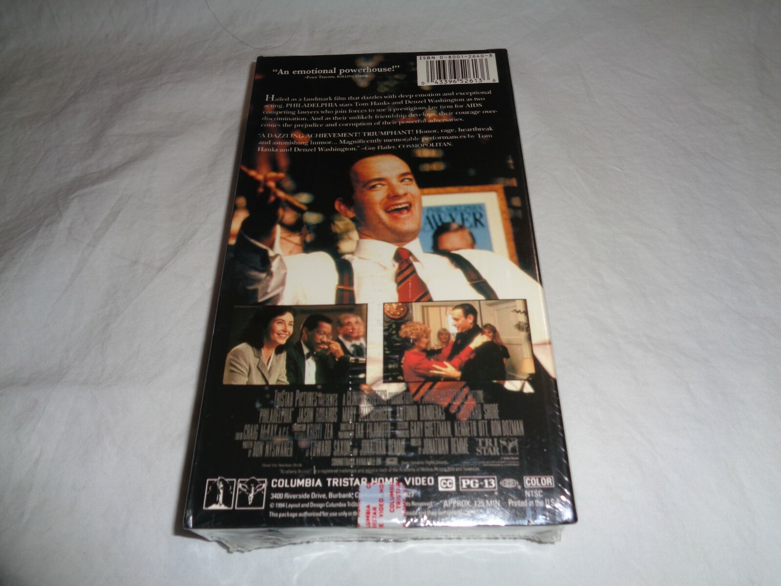 Philadelphia (VHS, 1994, Closed Captioned) New & sealed! 43396526136| eBay