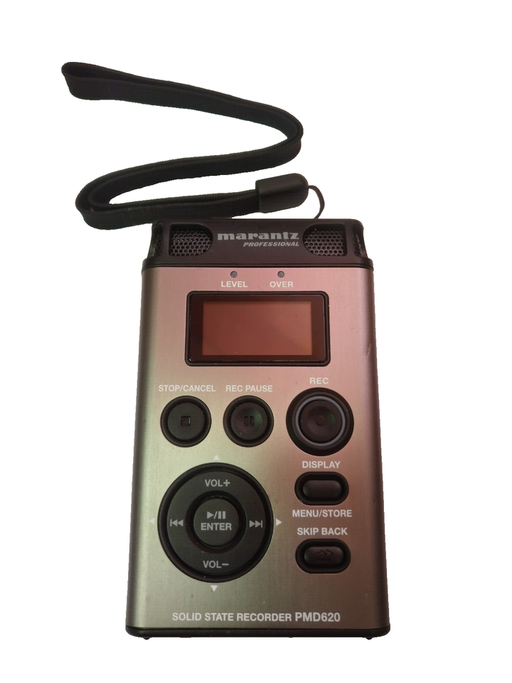 Marantz PMD 620 Manual SD Recorder WAV/MP3 USB 2.0 Recording Device | eBay