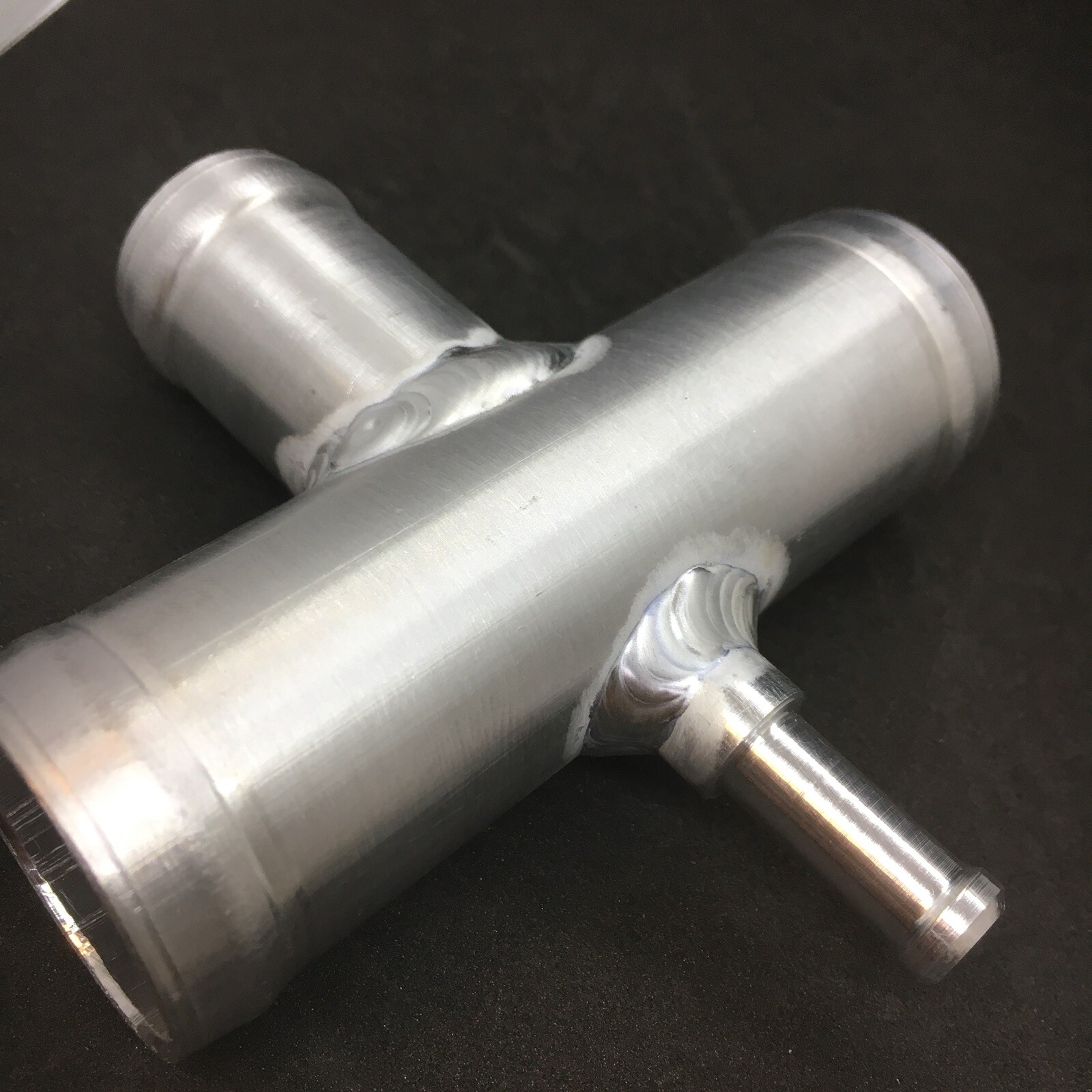 Aluminium T Piece Pipe Connector 4 Way Alloy Joiner for Silicone ...