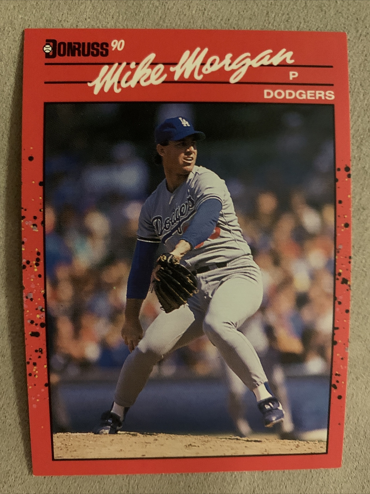 1990 Donruss Baseball Card #132 Mike Morgan Los Angeles Dodgers NmMt ...