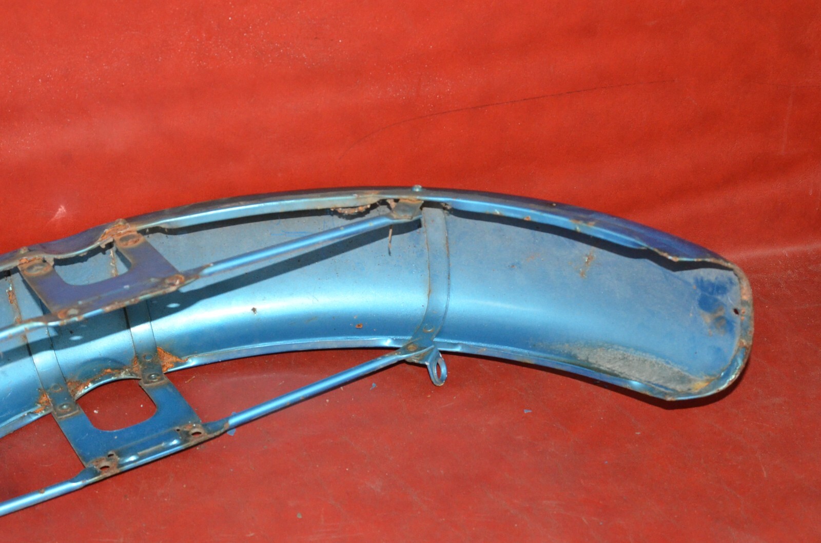 Vtg Harley Davidson Steel Rear & Front Fender 58-96 Set Softail Bobtail ...