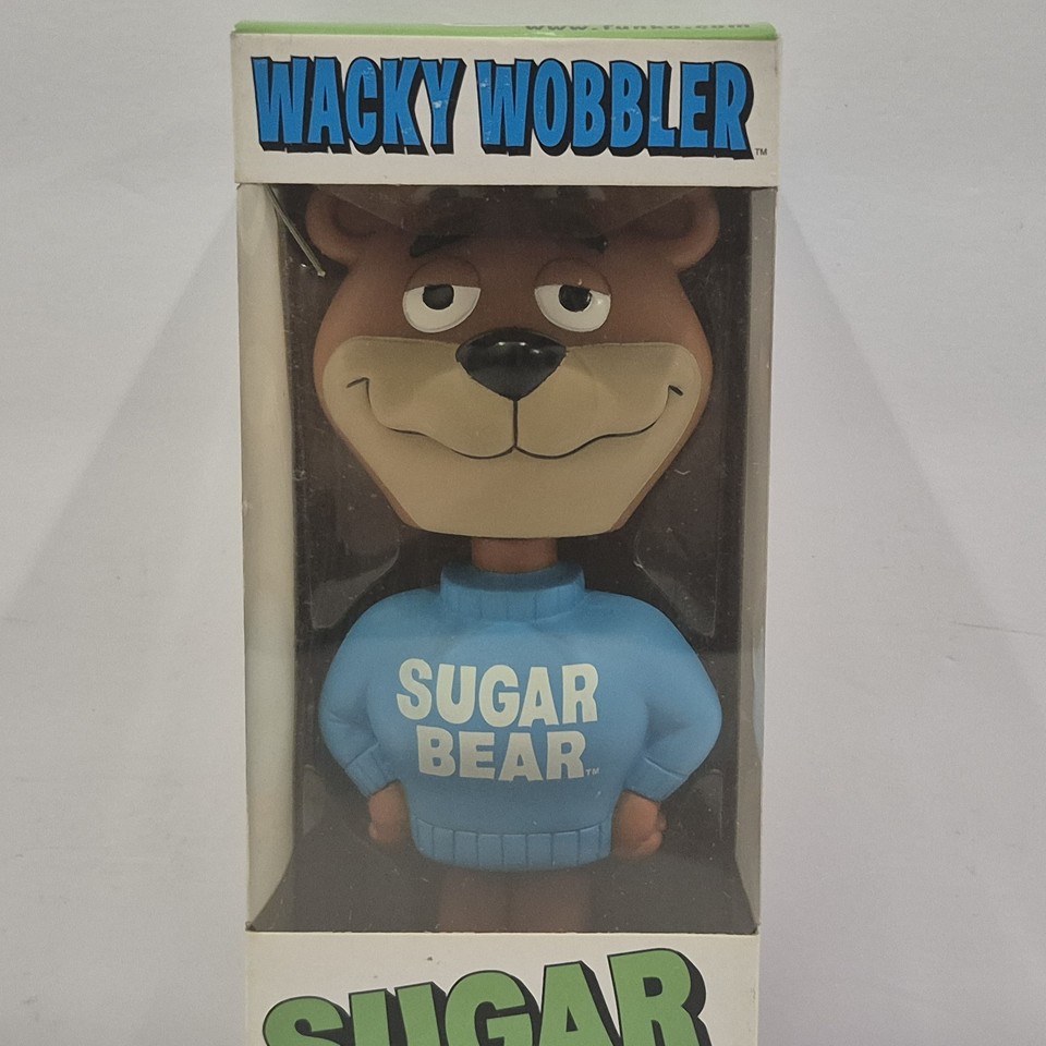 Funko Wacky Wobbler Sugar Crisps Sugar Bear Cereal Mascot Ad Bobblehead ...