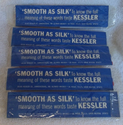 VNTG 5 Packs PATRIOTIC Kessler RED White & BLUE Drink Stir Swizzle ...