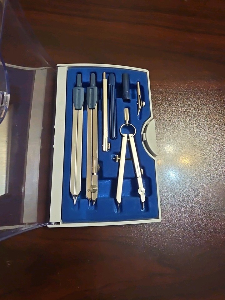 Staedtler Arco Italy Precision Math Drafting Compass Set w Case No. 559 ...