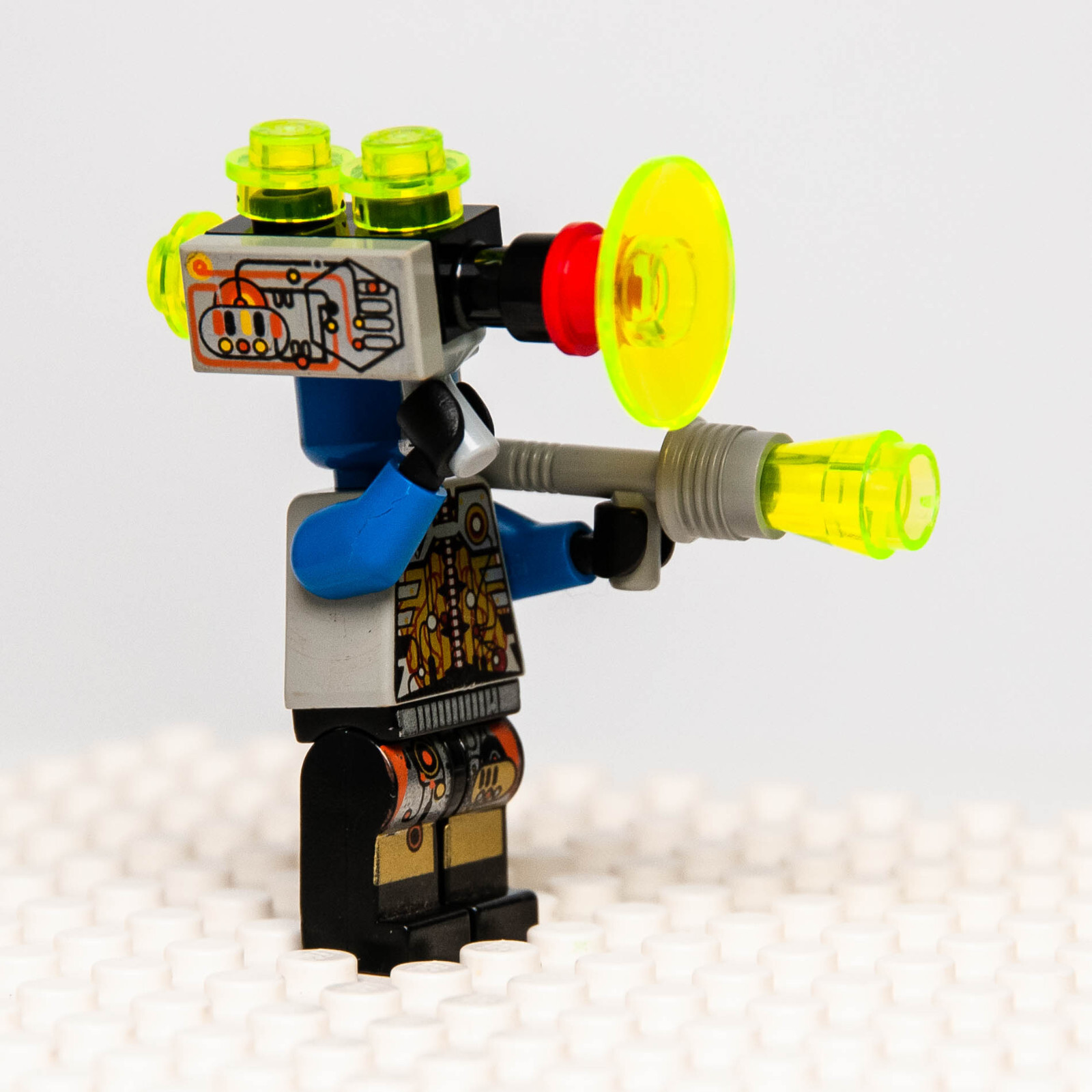 LEGO UFO Droid Blue Techdroid 1 Minifigure (sp043) Space Alien Robot ...