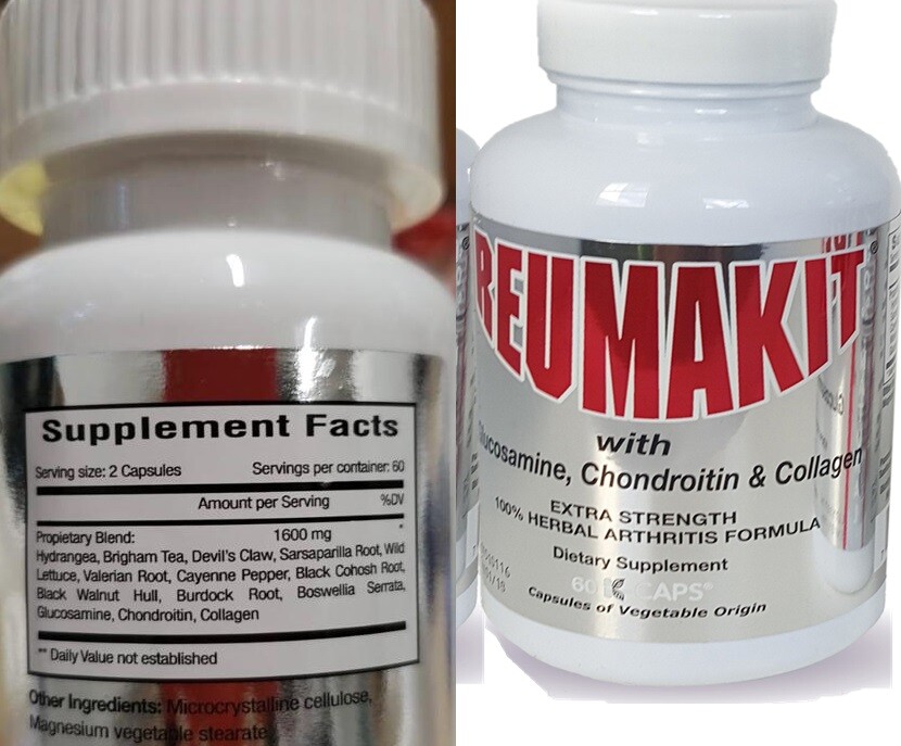 2 Reumakit artritis support joints REUMATOL muscleflex glucosamine | eBay