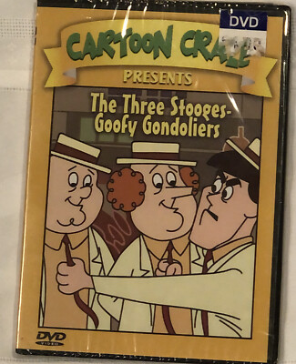 NEW Cartoon Craze Presents The Three Stooges- Goofy Gondoliers (DVD, 7 ...
