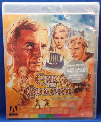 Erik the Conqueror (Blu-ray + DVD, 1961, Arrow Special Edition) Cameron ...
