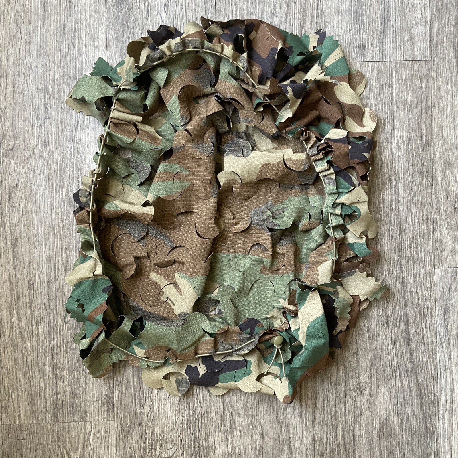 M81 Woodland 3D Backpack Scrim Camo Cover Netting, Tactical NIR