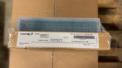 VWR autoclavable / freezable storage box for 80 place rack, 5/tray | eBay