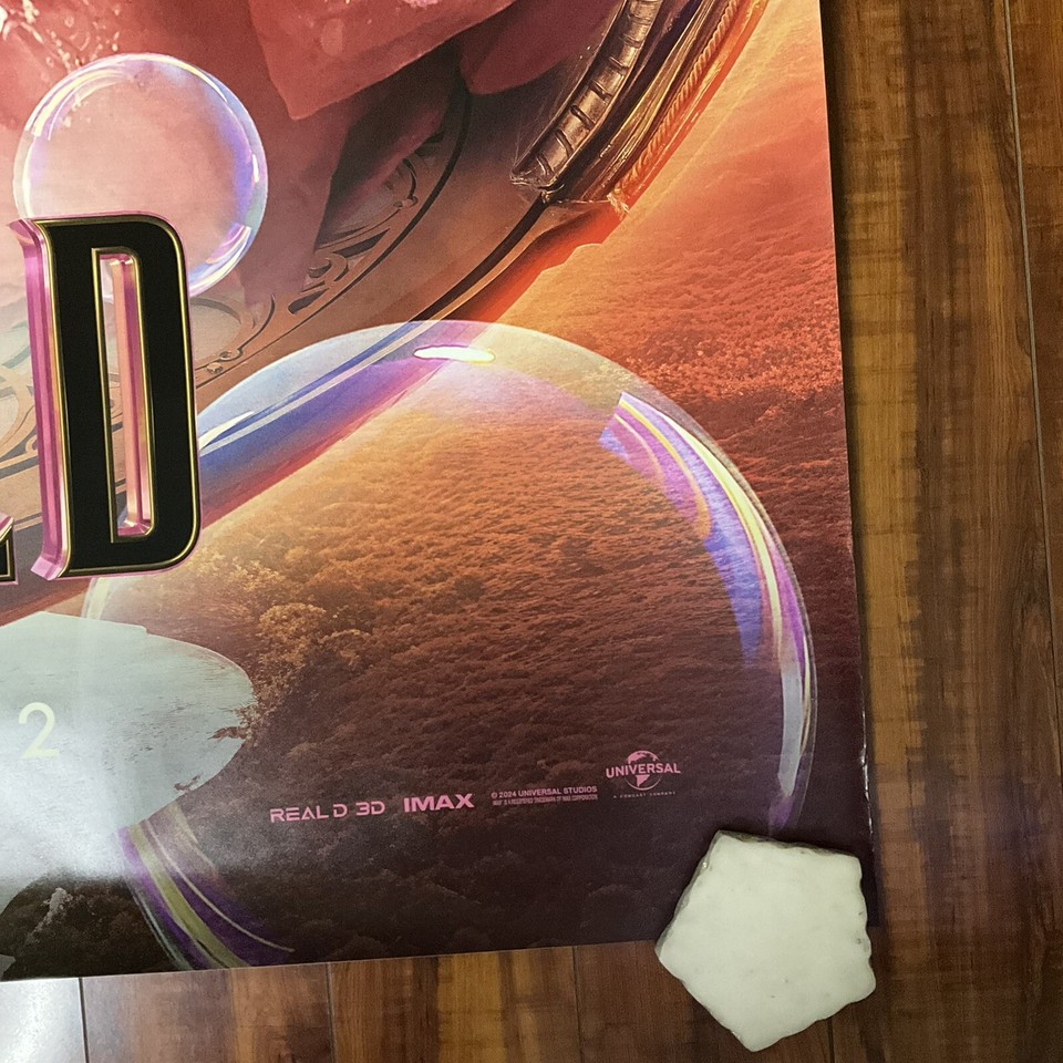 WICKED #Ariana Grande Universal Orig.D/S Bus Stop Movie Poster 48x70in ...