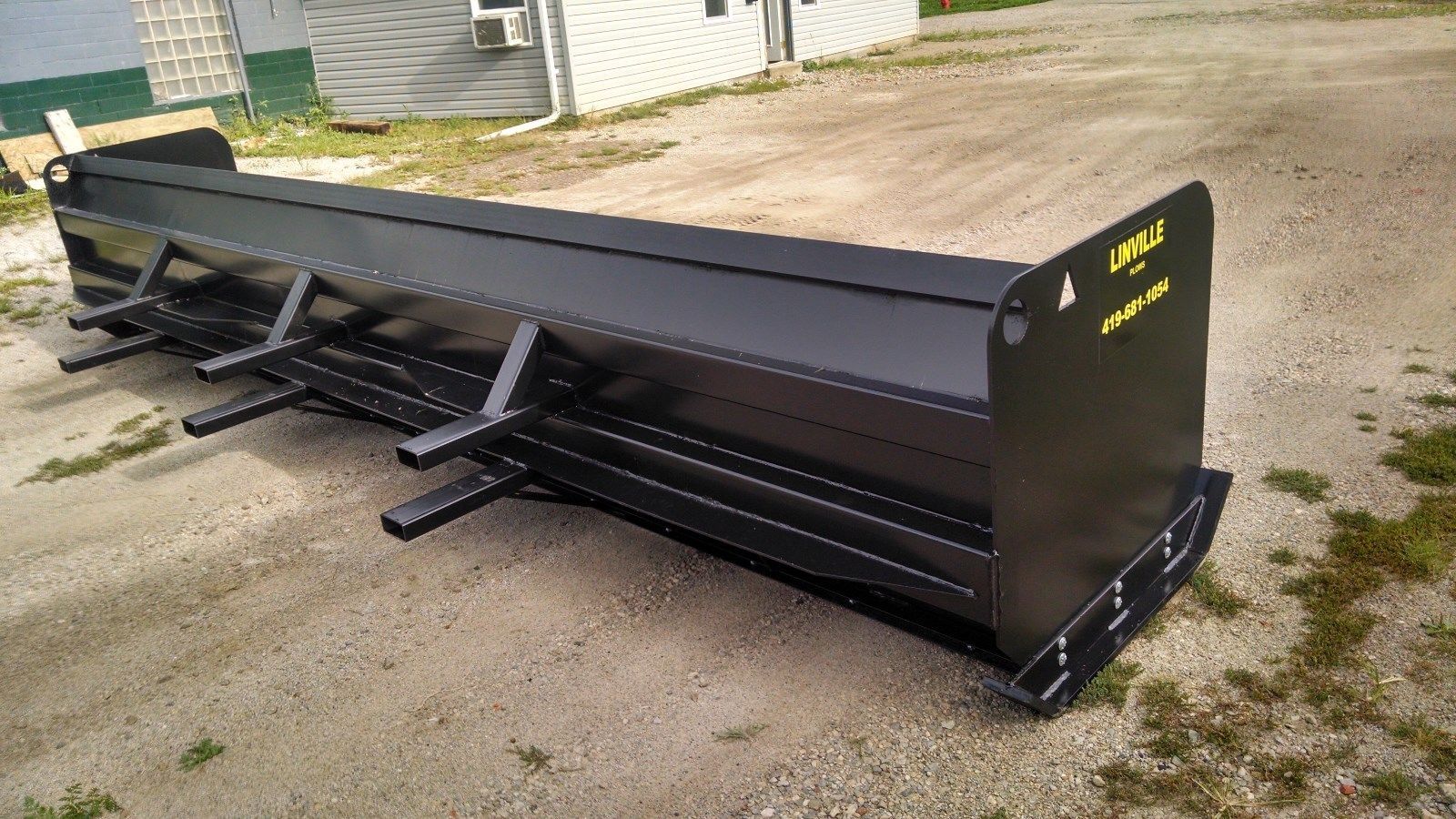 LINVILLE 16' SNOW PUSHER Loader Box SnowPlow LIFETIME WARRANTY American ...