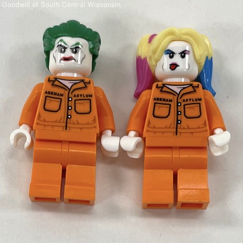 LEGO Batman; Prison Suit Joker sh0598 And Harley Quinn sh0599 ...