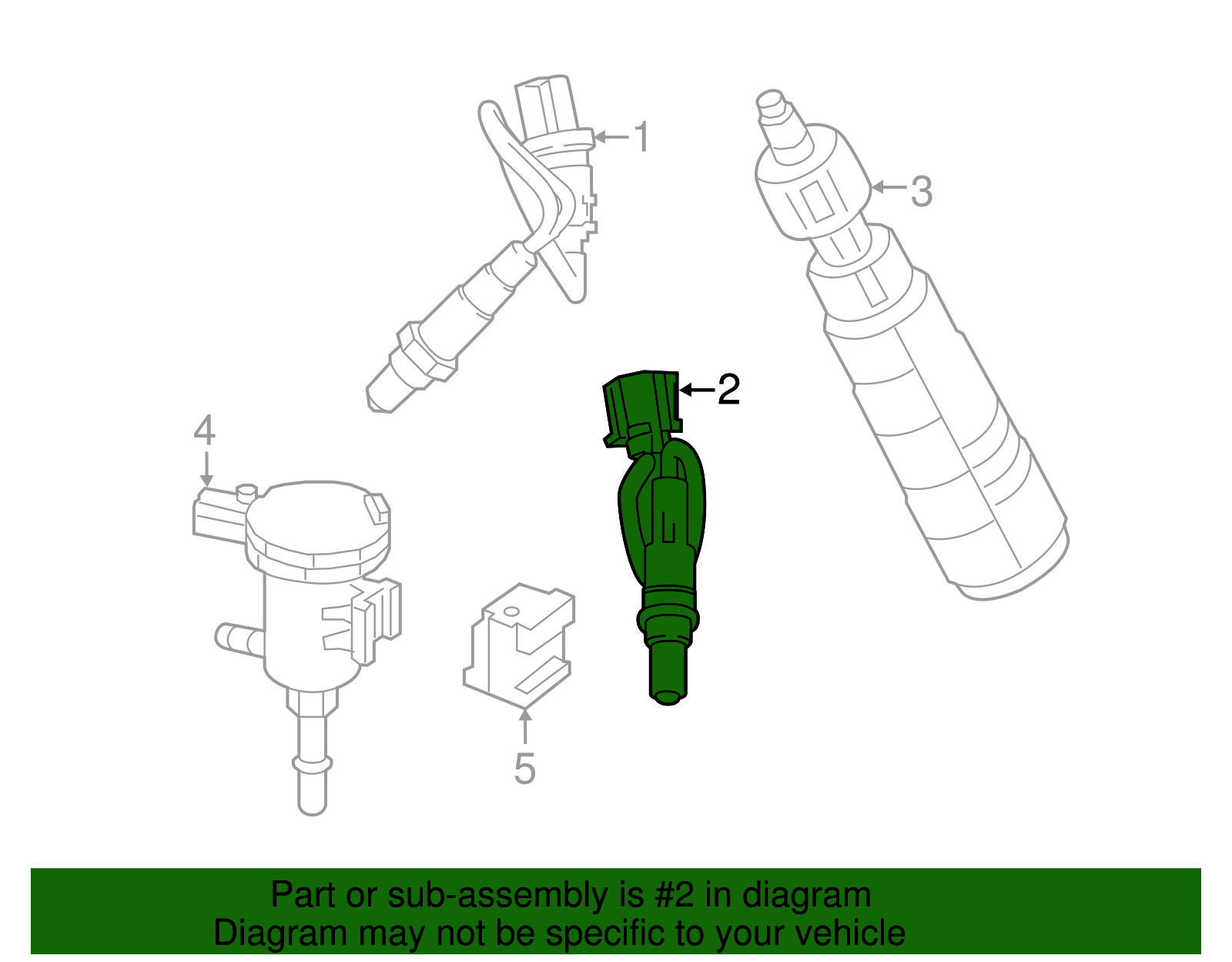 Genuine OEM Rear Left Oxygen Sensor for MERCEDES 0005421800 for sale ...