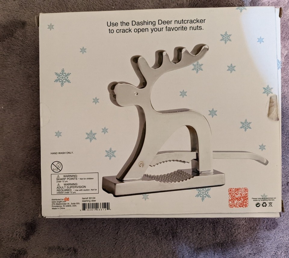 NIB dci Gifts Dashing Deer Nutcracker - Great Gift Idea | eBay