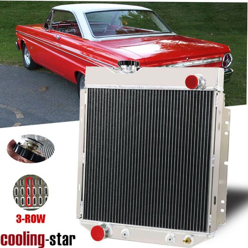3 Row Radiator fits 1960-66 Ford Mustang Falcon Ranchero Econoline ...