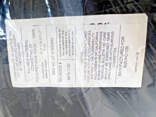 Mizuho 6875-7120 OSI Hana Tempur-Pedic Equalization Main Table Pad | eBay