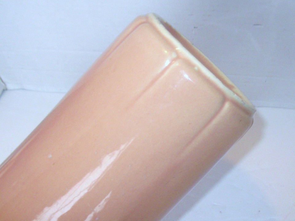 Antique HULL "Streamline" Rose Beige Semi Porcelain Vase Hollywood ...
