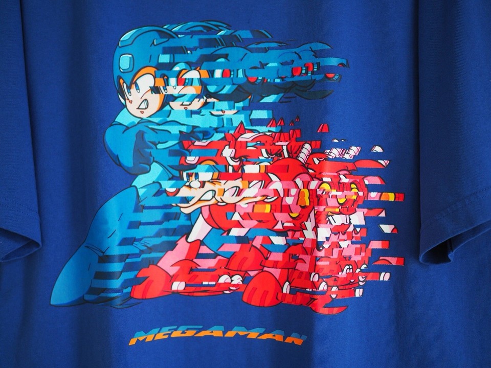 Mega Man Premium Oversized Uniqlo Capcom T Shirt Size Large | eBay