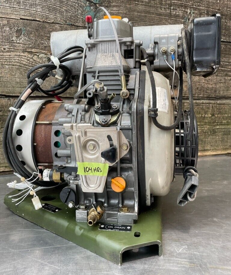 104HR YANMAR L70AE, L70 ENGINE 4.9kw w/ Starter, Muffler, Generator MEP ...