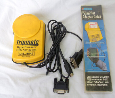 DeLorme Tripmate Hyperformance GPS Navigation Serial + Mac + Palm Pilot ...