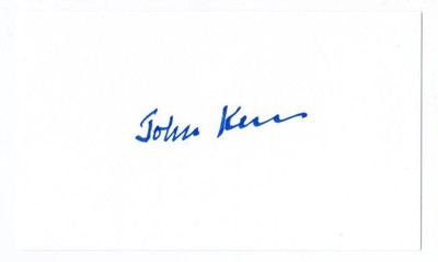 John G Kerr Signed 5x3 Autographed Index Card IDC Actor #01 | eBay