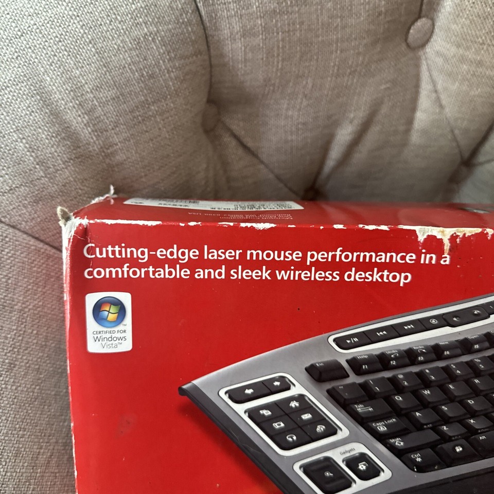 Rare Microsoft Laser Desktop 6000 v2 Wireless Keyboard Sealed Brand New NOS 885370428407| eBay