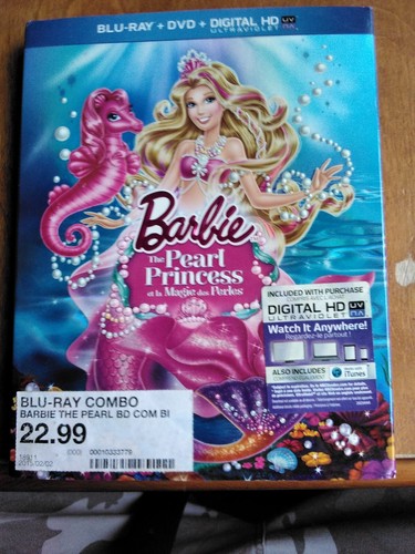 Barbie: The Pearl Princess (Blu-ray/DVD, 2014, 2-Disc Set, Includes ...