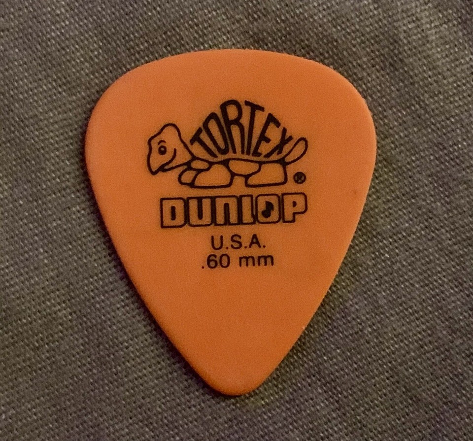 KURT COBAIN Custom SIGNATURE Guitar Pick NIRVANA🔥Jim Dunlop TORTEX .60 ...