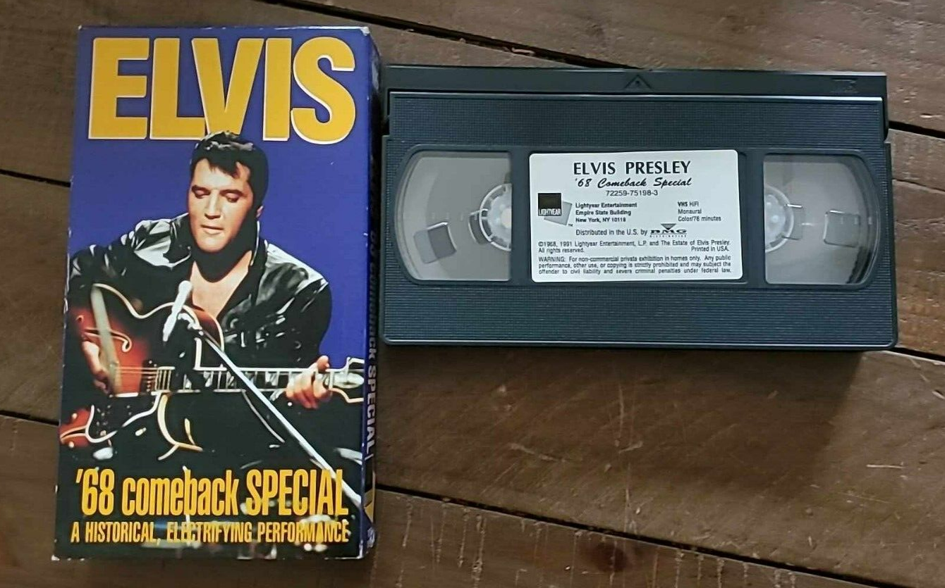 Elvis 1968 '68 Comeback Special VHS Tape 722597519832 | eBay