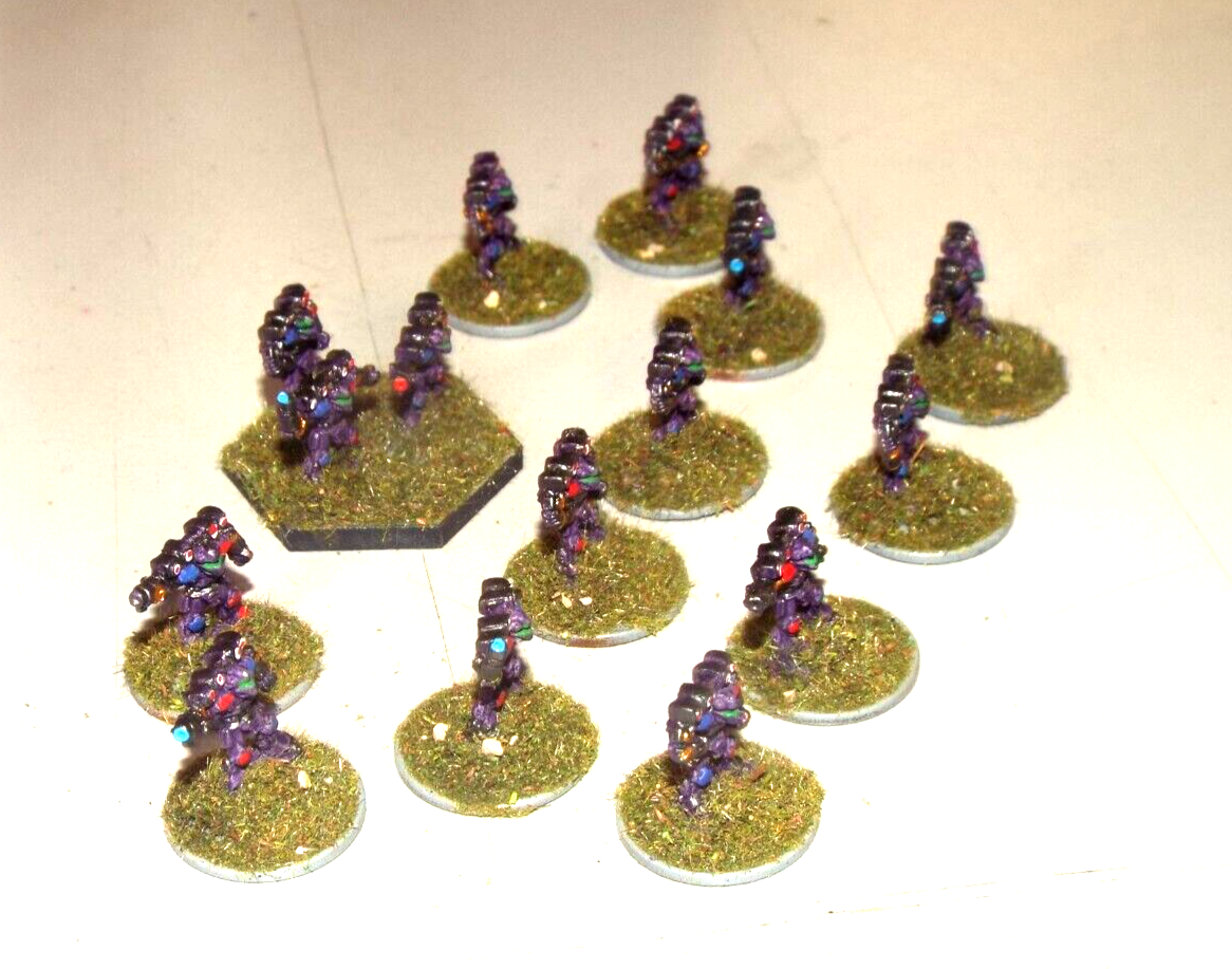 BATTLETECH MARIK MILITIA BATTLE ARMOR SET (RAL PARTHA, 15 MINIS ...