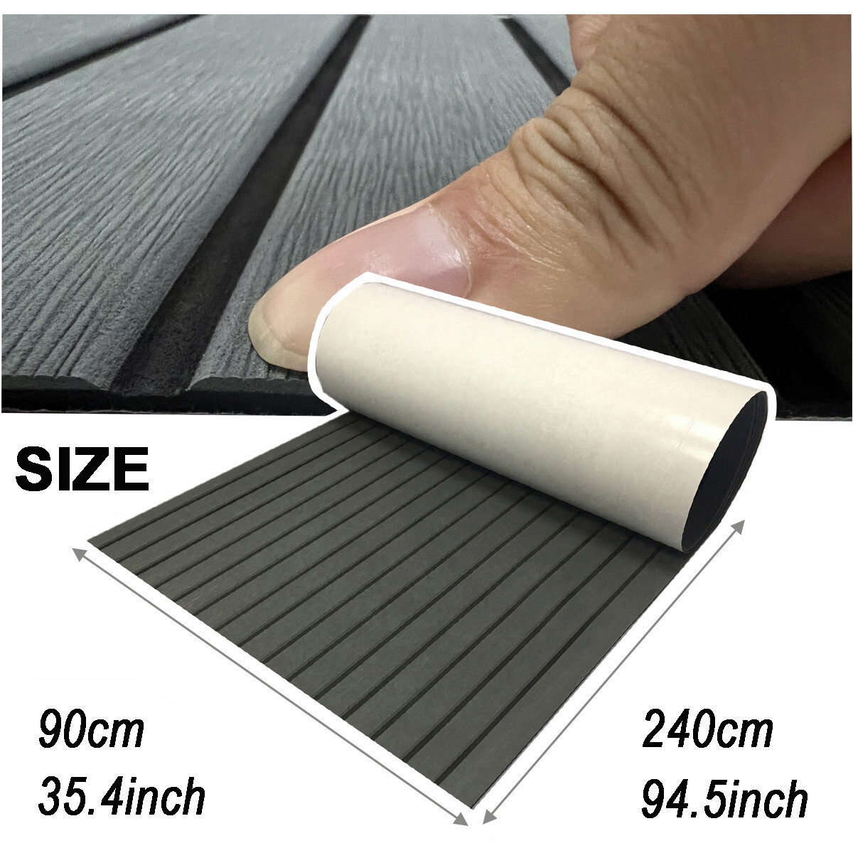Dark Gray EVA Foam Boat Flooring Marine Sea Decking Mats 94″×35″ Heat ...