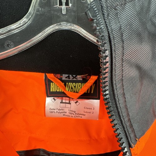 Mens BNSF Railway Chicago M-Safe HI-VIS Transformer Bomber Style Jacket ...