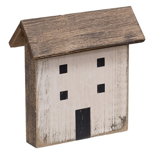 NEW Primitive HOUSES 3pcs WOOD BLACK TAN GRAY BROWN RUSTIC PRIMITIVE 1. ...
