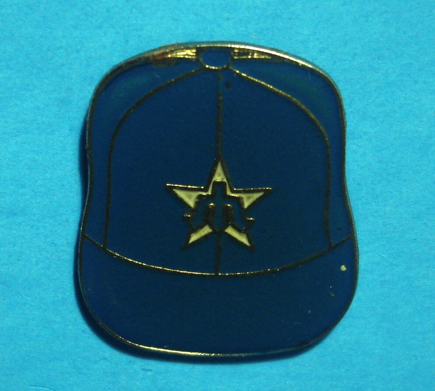 SEATTLE MARINERS - MLB BASEBALL CAP TEAM LOGO - VINTAGE LAPEL PIN - HAT ...