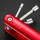 US 6 in 1 Folding Nut Driver Set SAE Hex Nut Driver Set Folding Socket ...