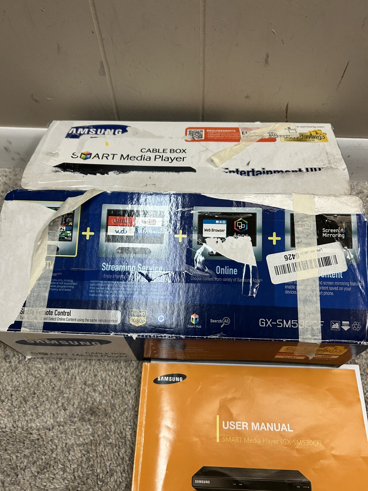 Samsung Cable Box Smart Media Player Model GX-SM530CF for Netflix, Hulu ...