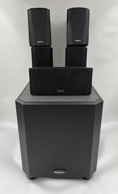 Boston Surround Sound Speaker Set - 5 + Sub - Micro110X, Micro110C ...