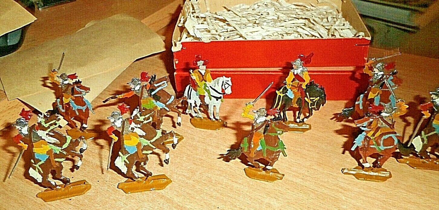 1950S GERMAN KIELER ZINNFIGUREN KILIA 10 AUSTRIAN HUSSARS PISTOL P2225 ...