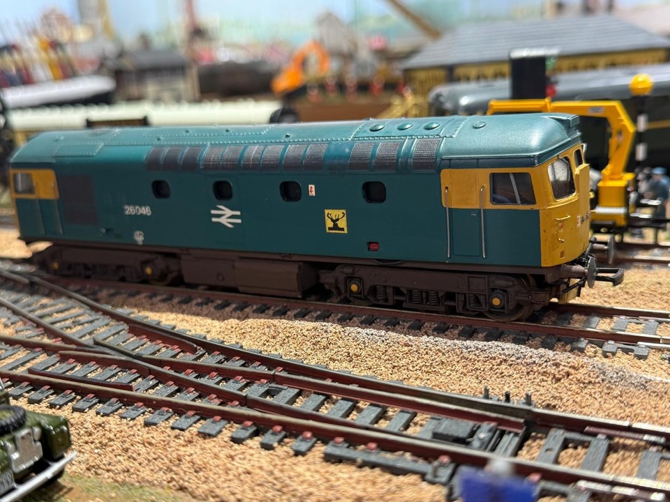Lima 00 Gauge BR Class 26 Diesel Loco 26046 BR Blue Weathered Detailed ...