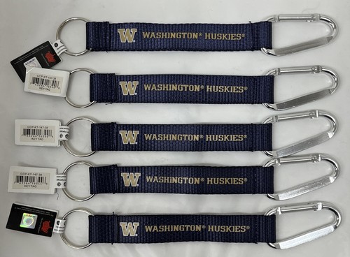 Lot of 5 Washington State Huskies Carabiner Key Chain | eBay