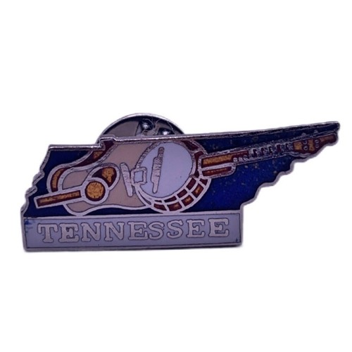 Vintage Tennessee Guitar Banjo Travel Souvenir Pin | eBay