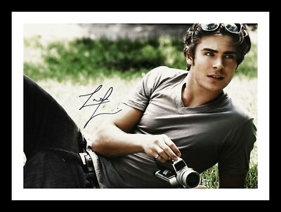 Zac Efron Autograph Signed & Framed Photo | eBay UK