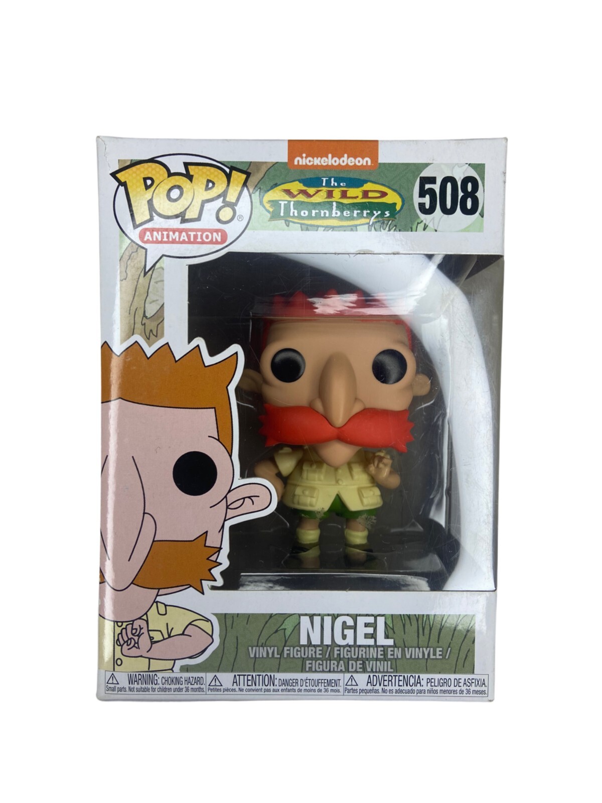 Nigel The Wild Thornberry Nickelodeon Funko Pop 508 | eBay