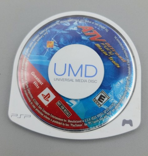 ATV Offroad Fury: Blazin' Trails Greatest Hits (Sony PSP, 2006) Disc ...