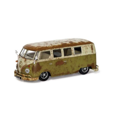 Corgi Vanguards VA14501 Volkswagen VW Type 2 Camper Rat Look Splitty 1: ...