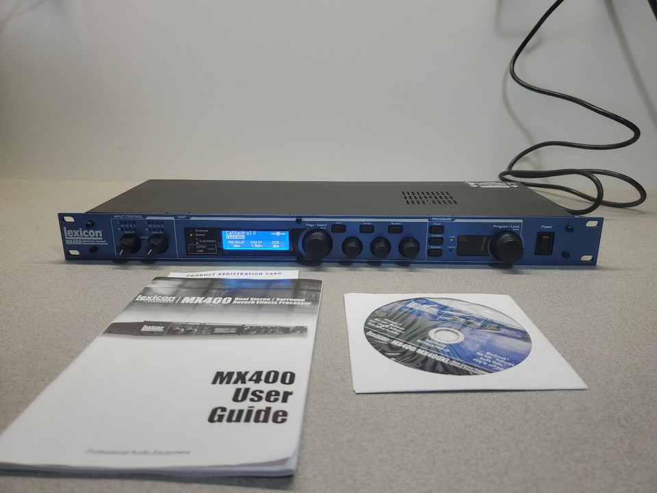 Lexicon MX400 Dual Stereo Surround Reverb Effects Processor | eBay