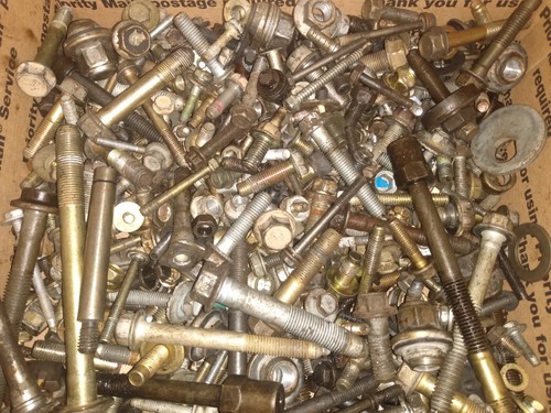 60 LBS Mixed Automotive Hardware! - Standard & Metric Sizes! - 60 Pound ...
