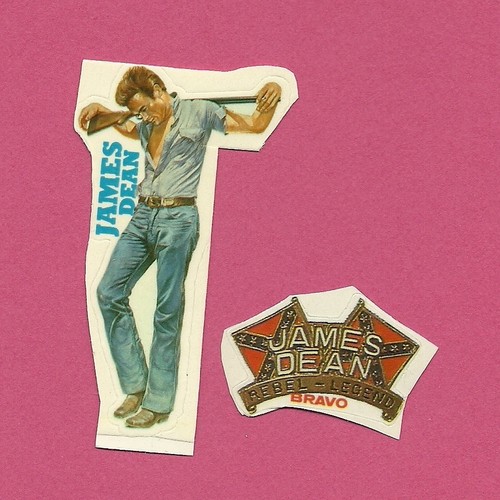 James Dean 1980s Movie Pop Rock Music TV Mini Stickers from Germany | eBay